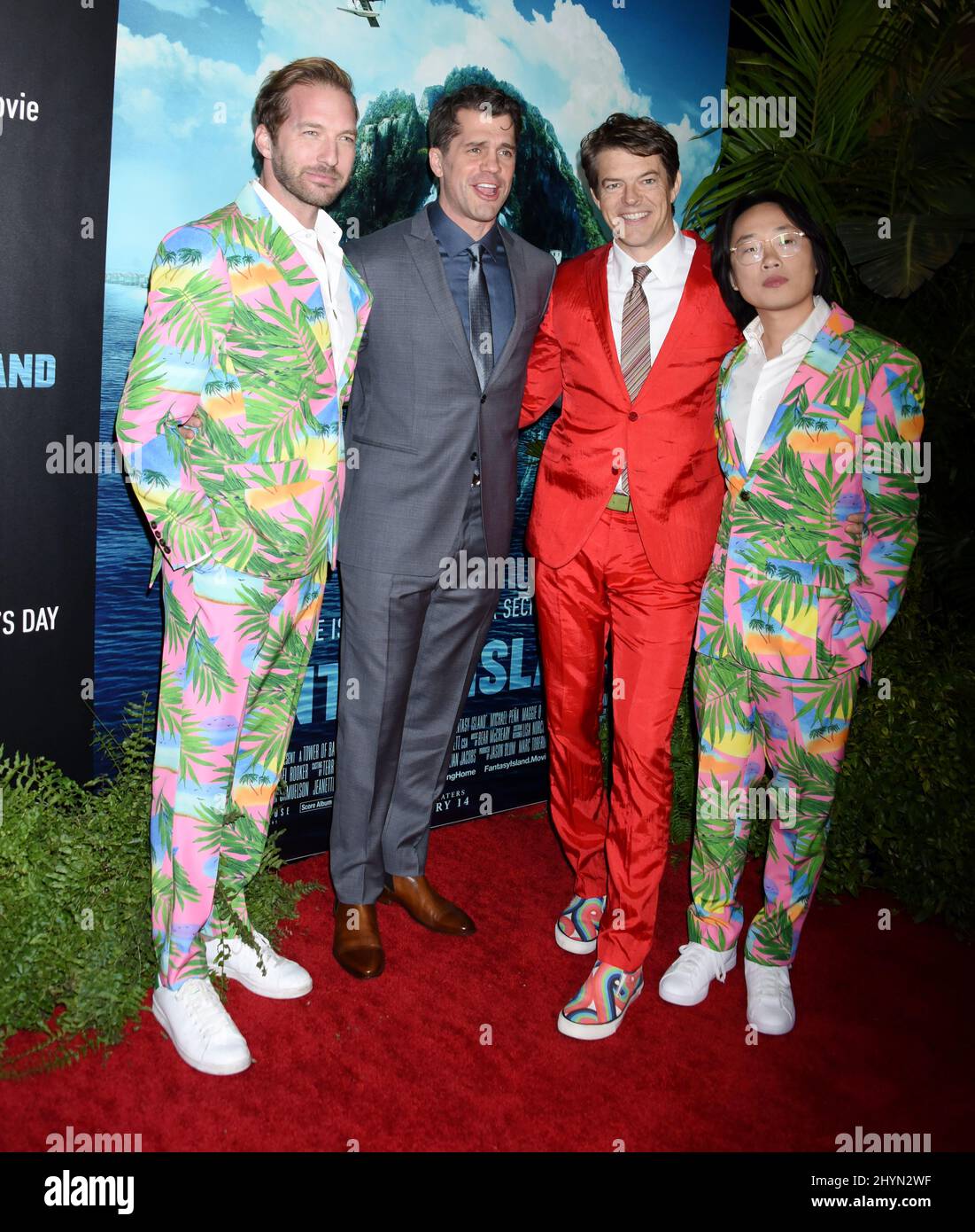 Ryan Hansen, Jeff Wadlow, Jason Blum and Jimmy O. Yang at Blumhouse's ...