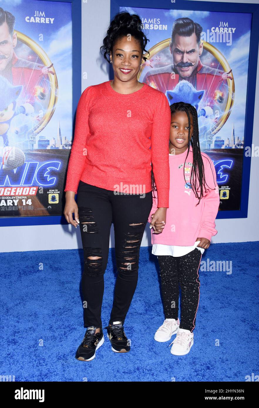 Tiffany Haddish and Cadence Martin at the "Sonic The Hedgehog" Special ...