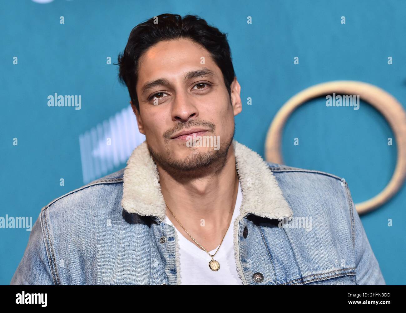 Carlos Miranda attending the season five premiere of Outlander in Los ...