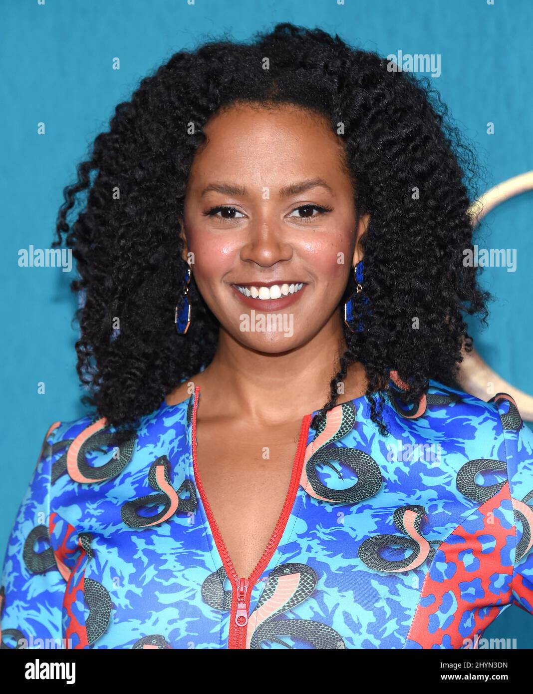 Corbin Reid attending the season five premiere of Outlander in Los ...