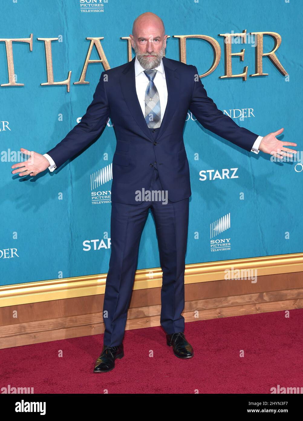 Graham McTavish attending the season five premiere of Outlander in Los ...