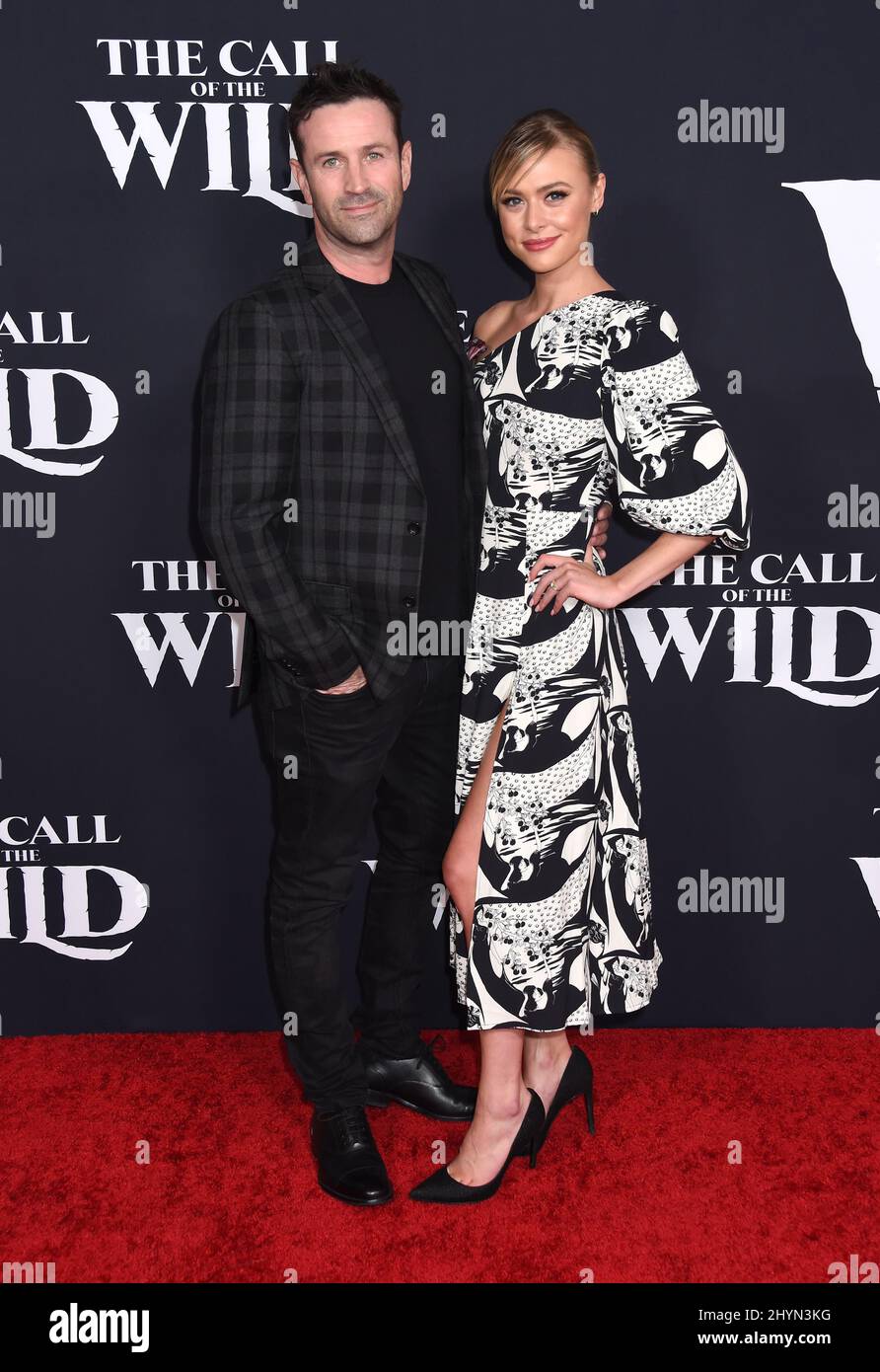 Adam Fergus and Hayley Erin attending the premiere of The Call of the ...
