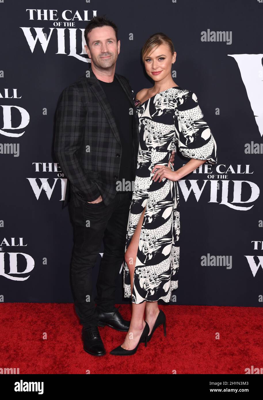 Adam Fergus and Hayley Erin attending the premiere of The Call of the ...