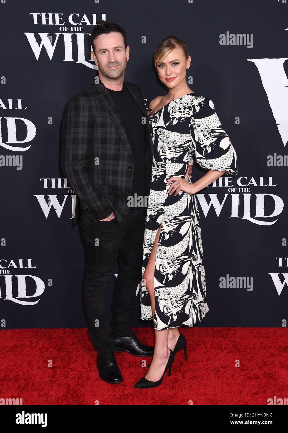 Adam Fergus and Hayley Erin attending the premiere of The Call of the ...