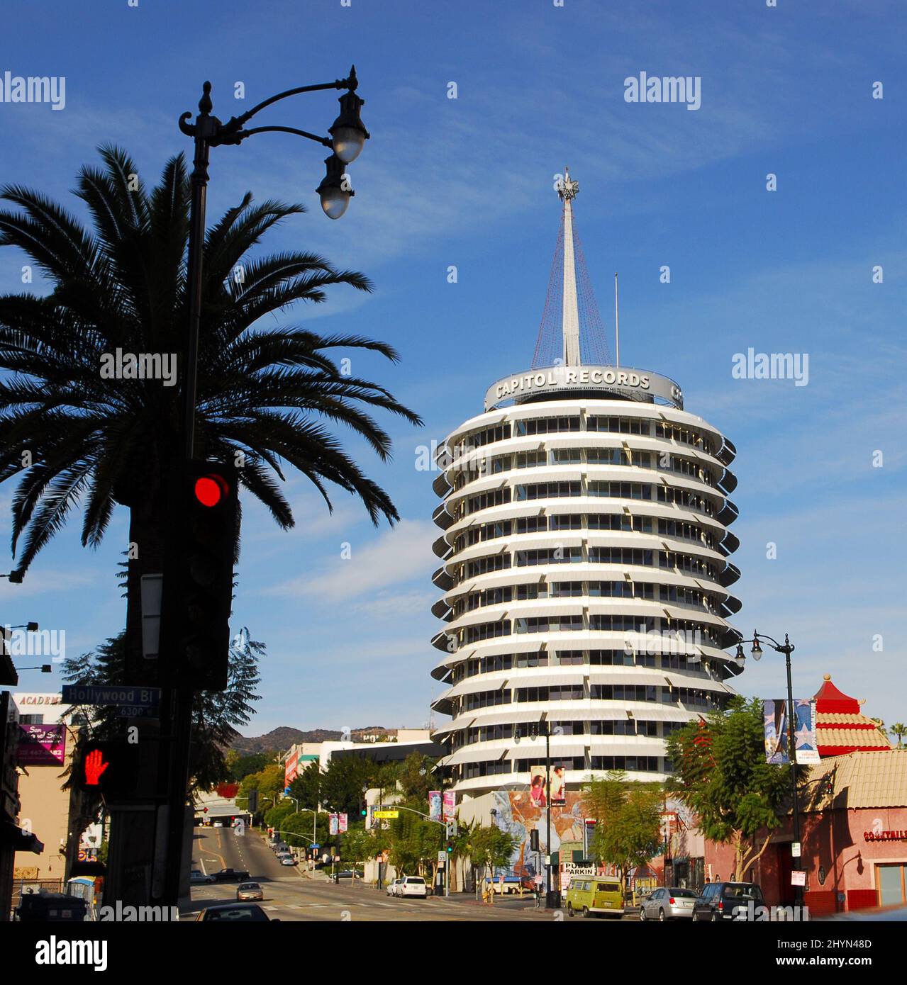 Capitol Records on Vine St. Picture: UK Press Stock Photo - Alamy