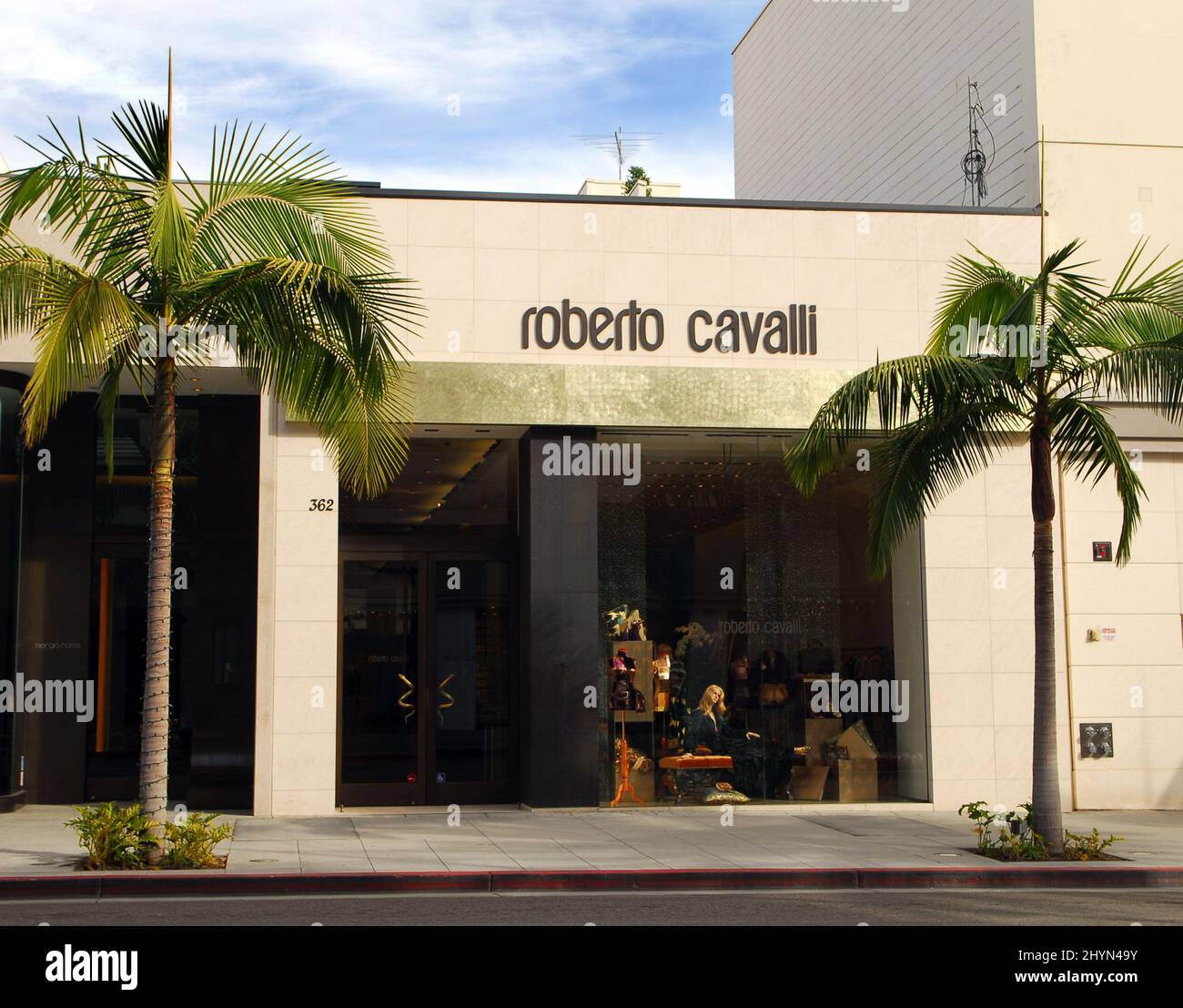 Roberto Cavalli on Rodeo Drive. Picture: UK Press Stock Photo - Alamy