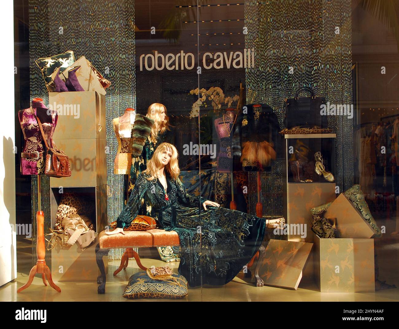 Roberto Cavalli on Rodeo Drive. Picture: UK Press Stock Photo - Alamy