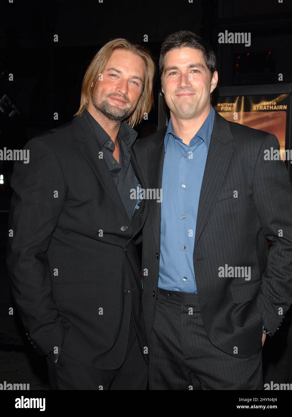 Josh Holloway & Matthew Fox attend the 'We Are Marshall' Premiere at ...