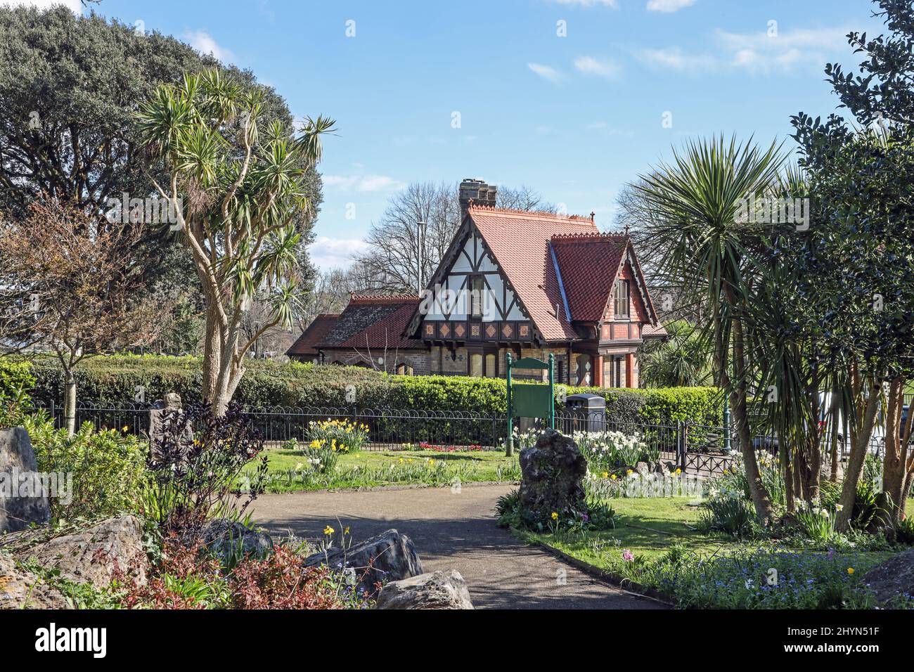 The Lower Park Lodge in Devonport Park has an attractive swiss style ...