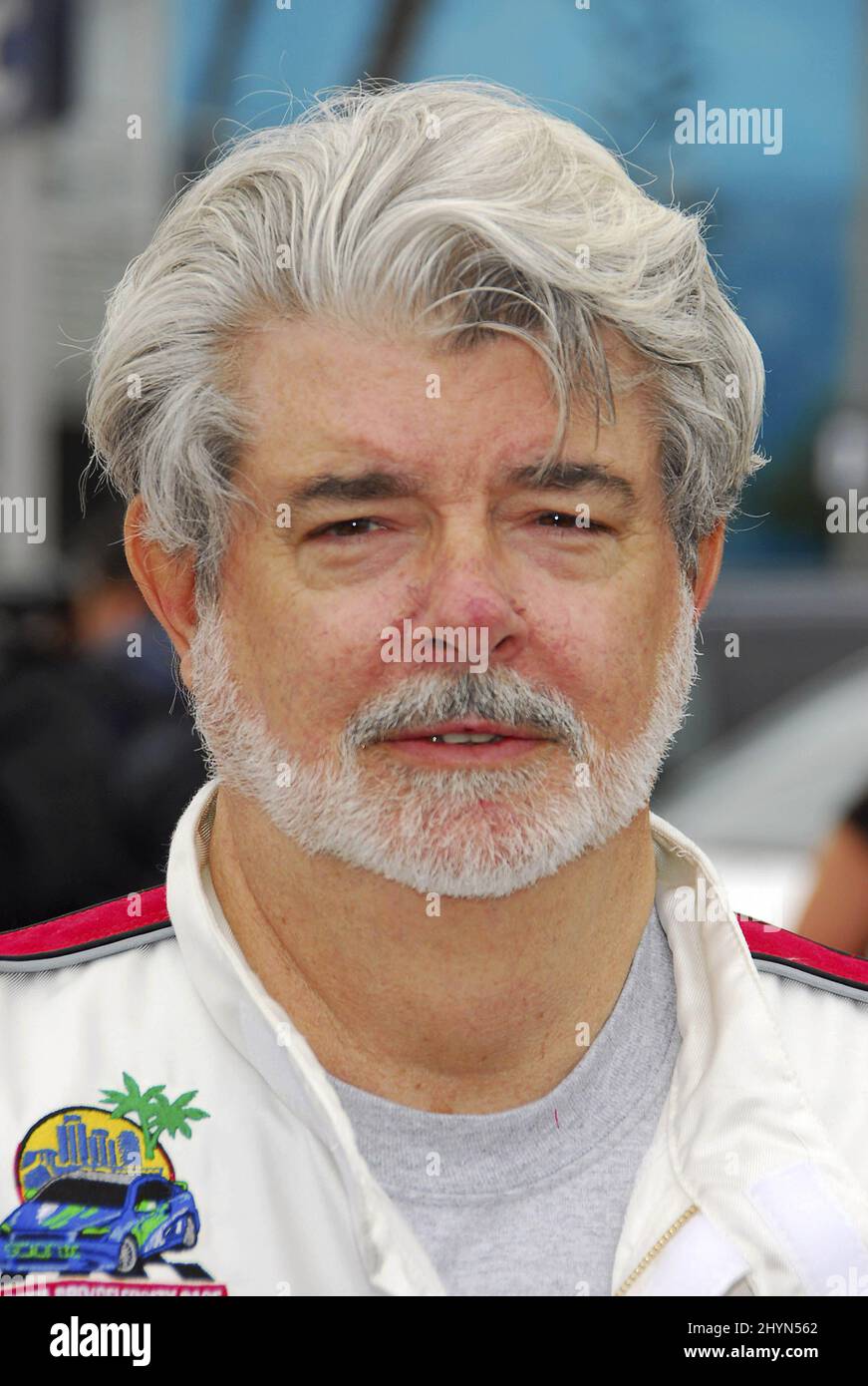 George Lucas attends the 31st Annual Toyota Pro Celebrity Race Press ...