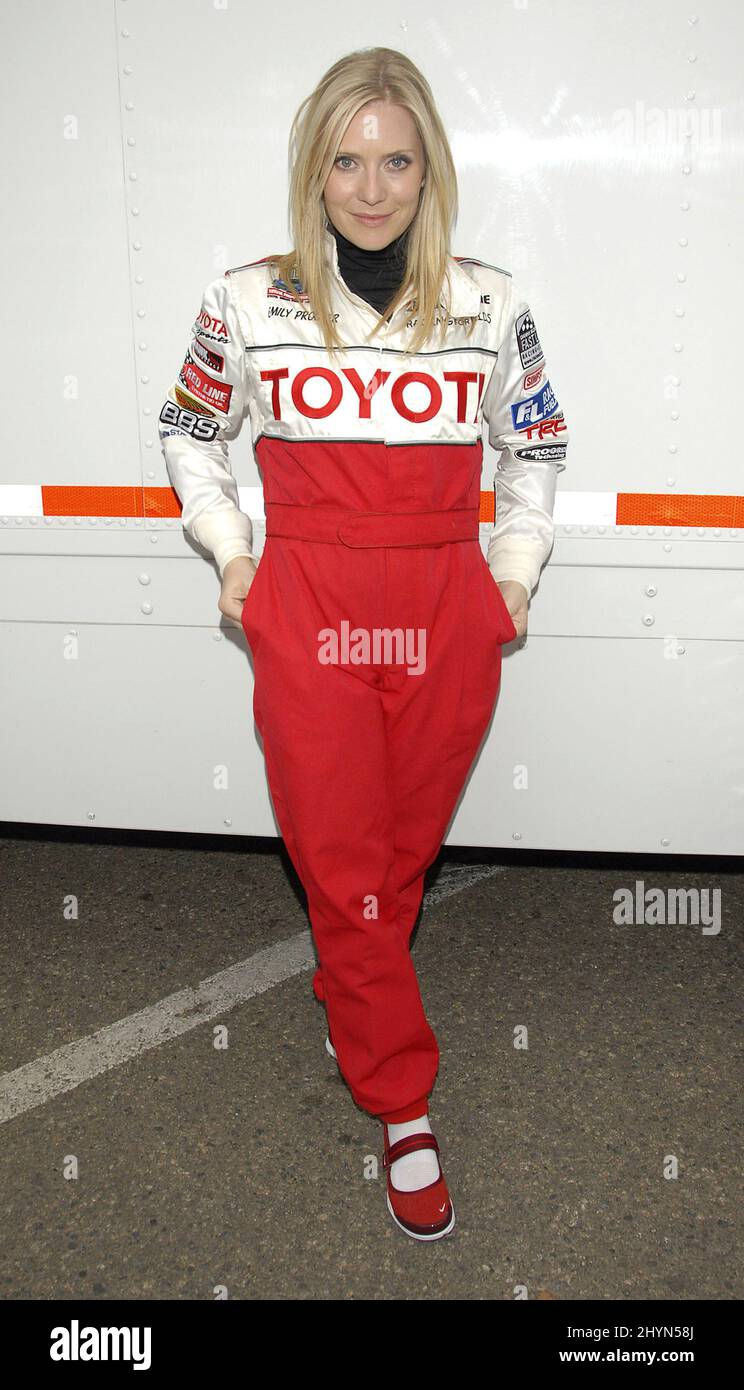 Emily Procter attends the 31st Annual Toyota Pro Celebrity Race Press ...