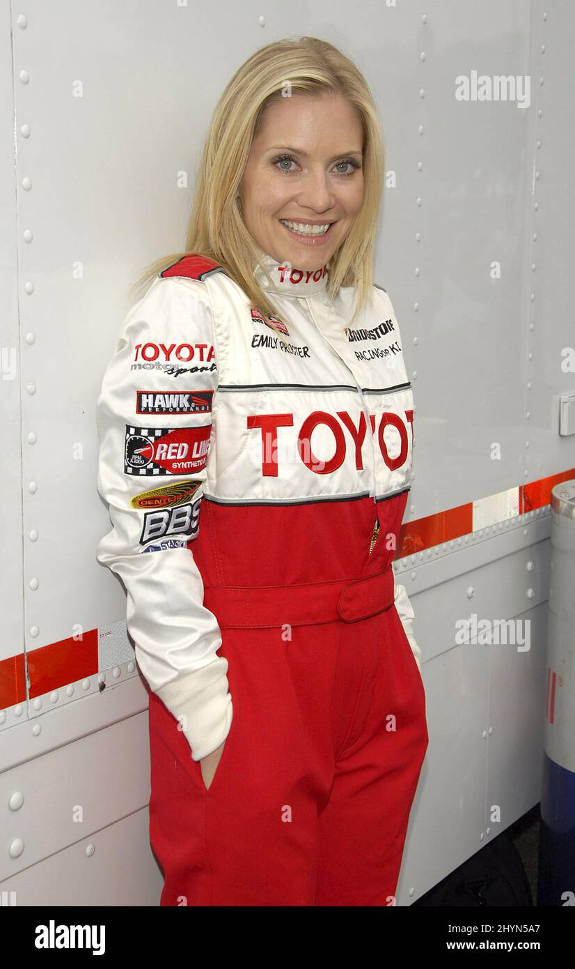 Emily Procter attends the 31st Annual Toyota Pro Celebrity Race Press ...