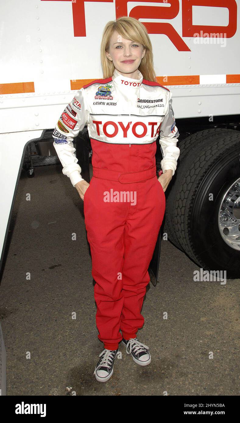 Kathryn Morris attends the 31st Annual Toyota Pro Celebrity Race Press ...