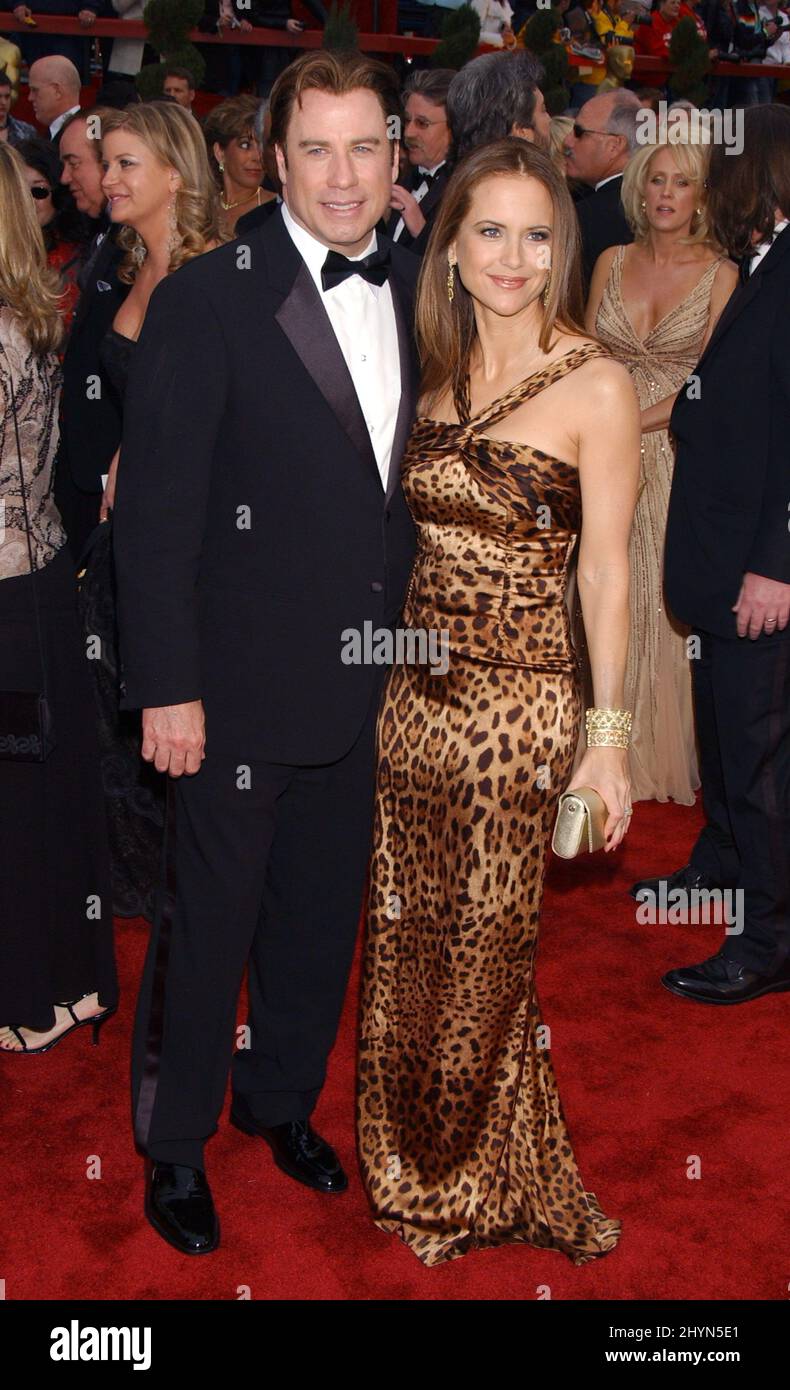 John Travolta & Kelly Preston attend the 79th Annual Academy Awards at ...