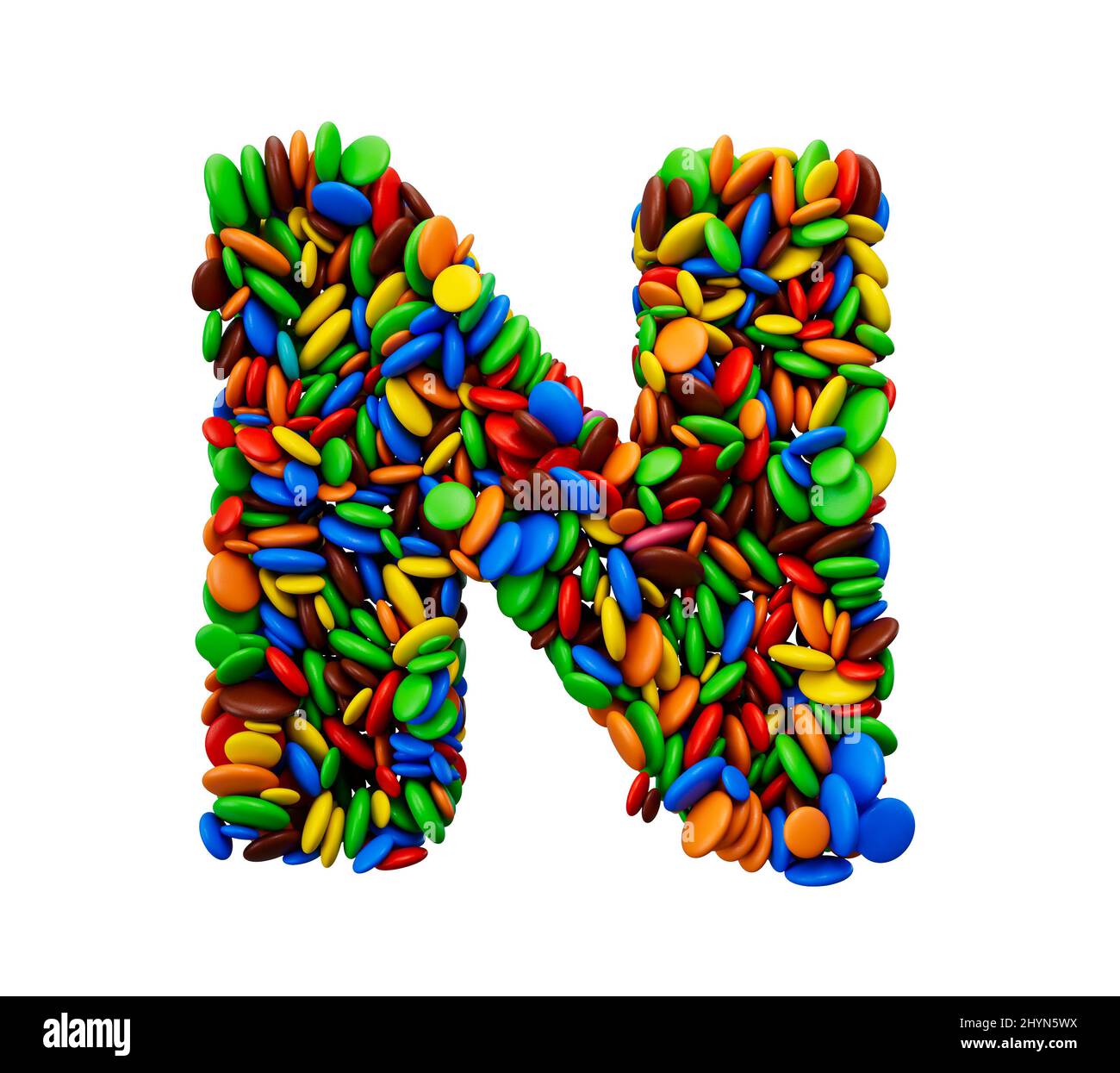 Bonbons alphabet hi-res stock photography and images - Alamy