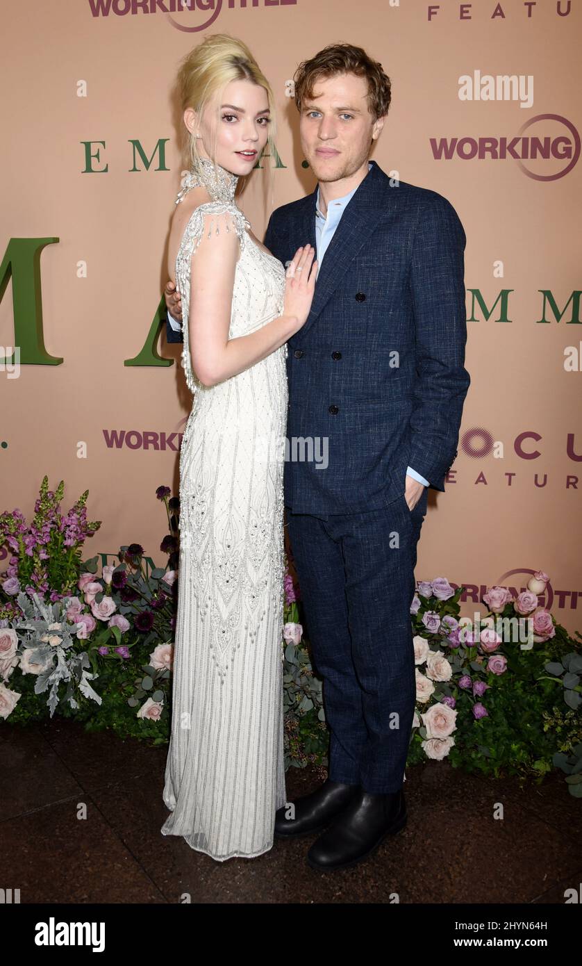 Anya Taylor-Joy and Johnny Flynn attending the Emma Premier, held at ...