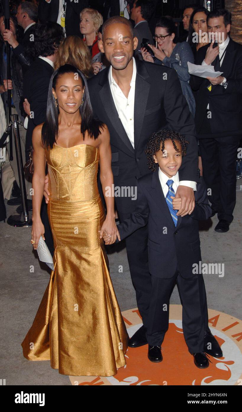 Jada Pinkett Smith, Will Smith and son Jaden Smith attend the 2007 ...