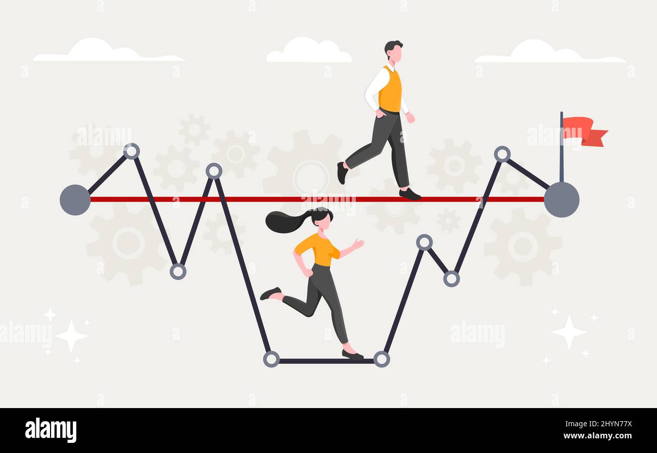 Way to success Stock Vector Image & Art - Alamy