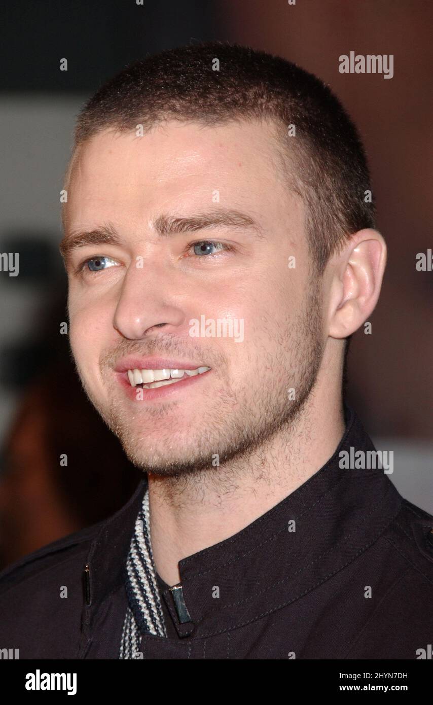 Justin Timberlake attends the 'Alpha Dog' World Premiere in Hollywood ...
