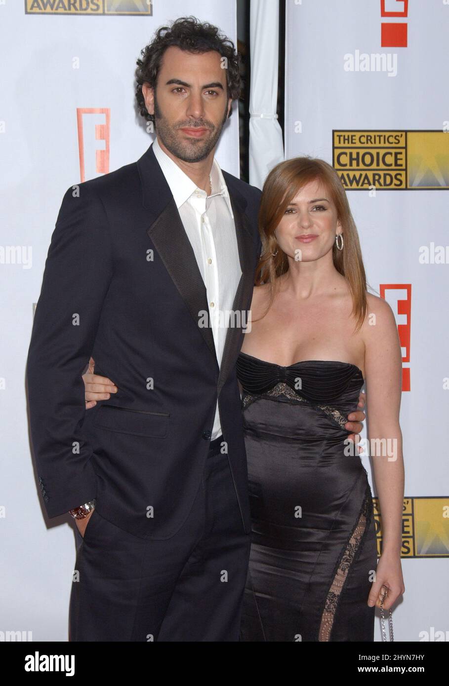 Sacha Baron Cohen & Isla Fisher attend the 12th Annual Critics' Choice ...