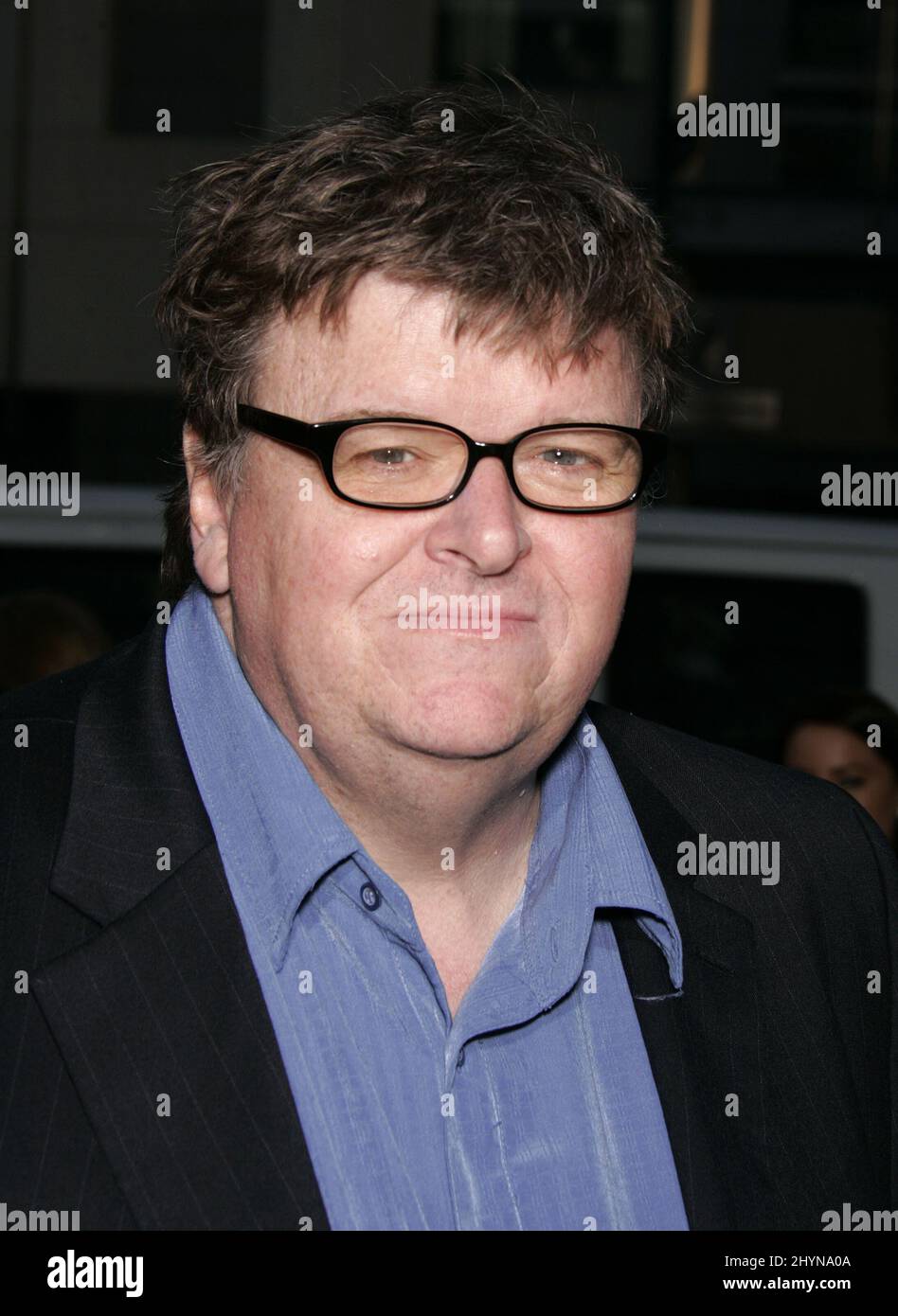 Michael Moore attends a Los Angeles Screening of " Sicko ", at The ...