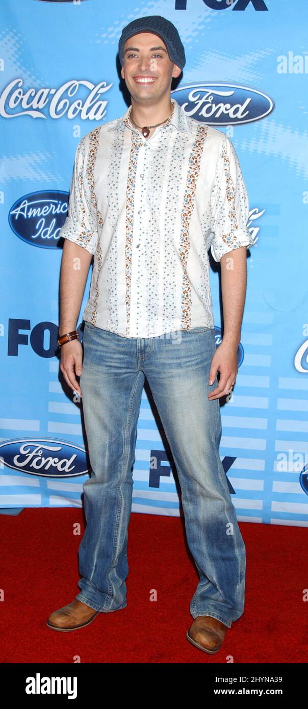 Phil Stacey attend The 2007 American Idol Top 12 Finalists Party ...