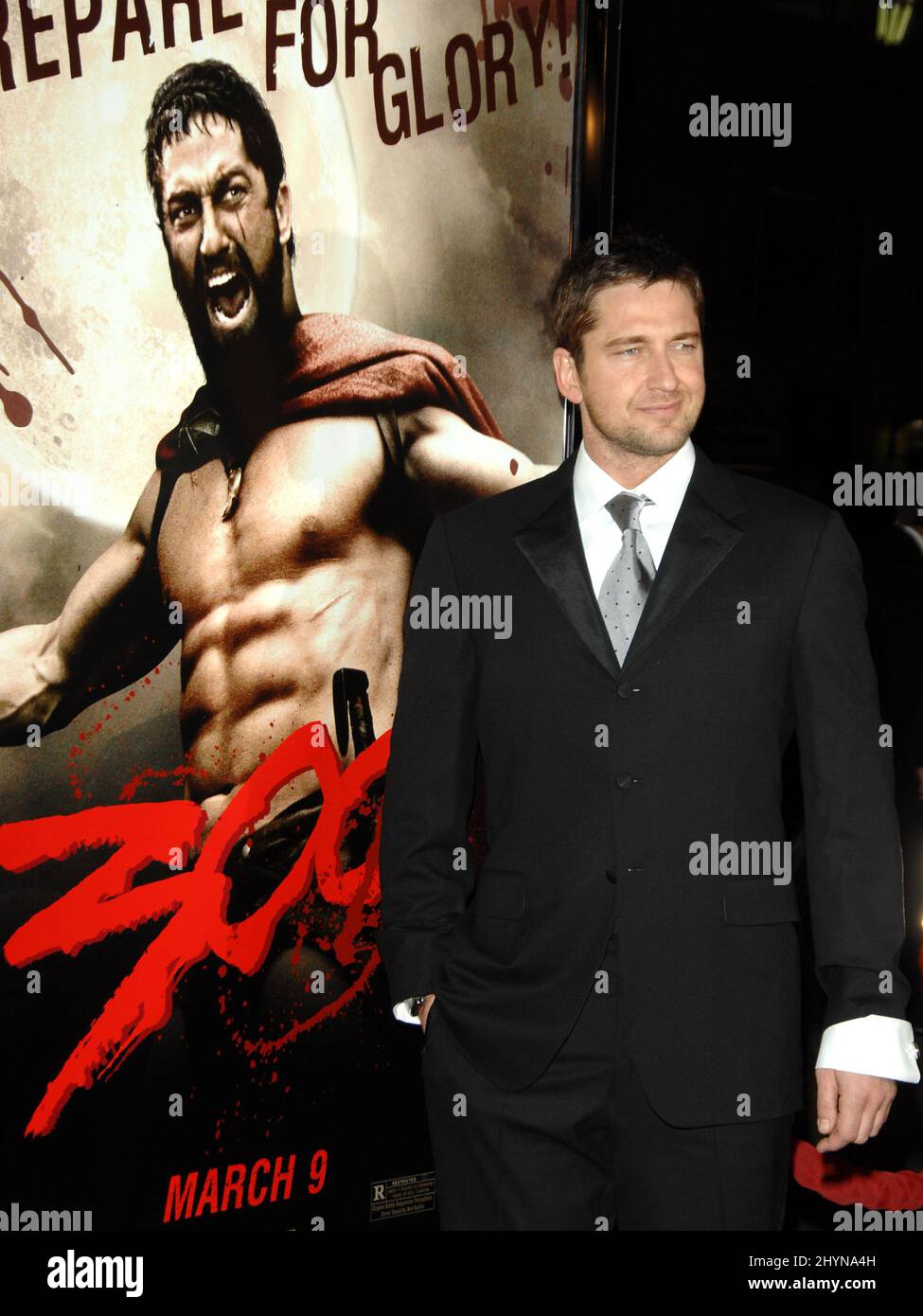 Gerard Butler attends the '300' US Premiere in Los Angeles. Picture: UK ...