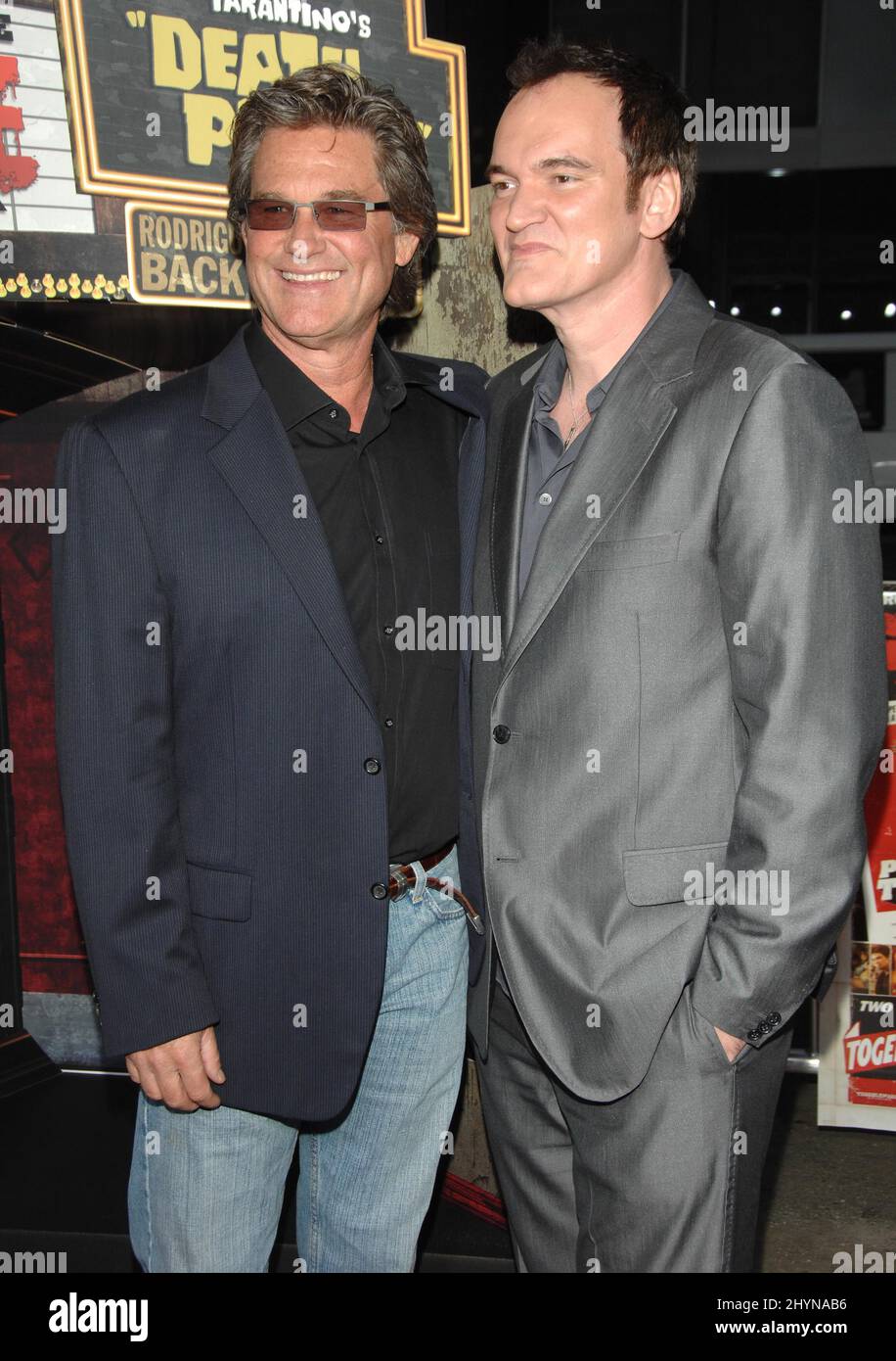 Quentin tarantino kurt russell grindhouse hi-res stock photography and ...
