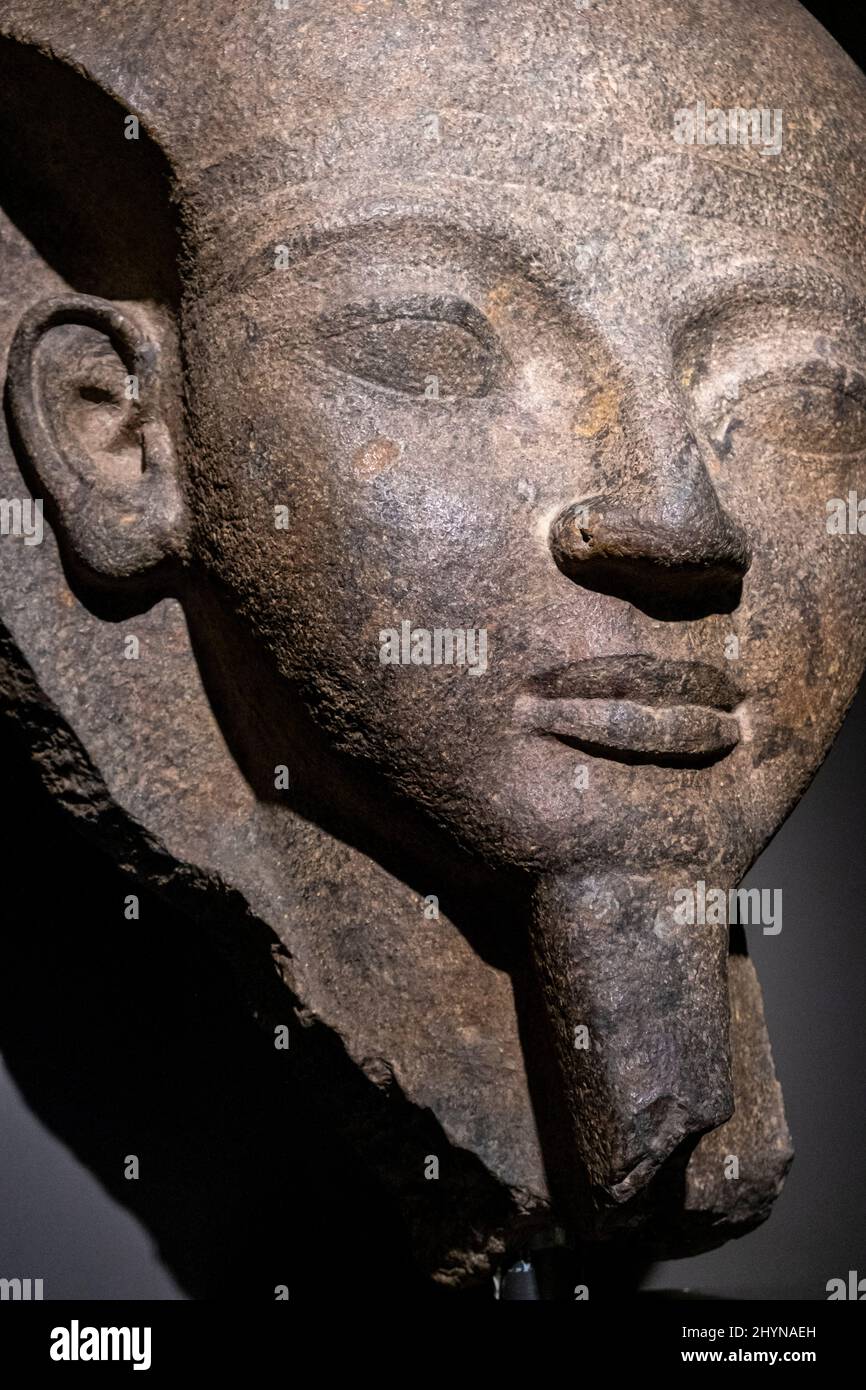 fragment of the lid of the sarcophagus of pharaoh Ramesses VI, 20th ...