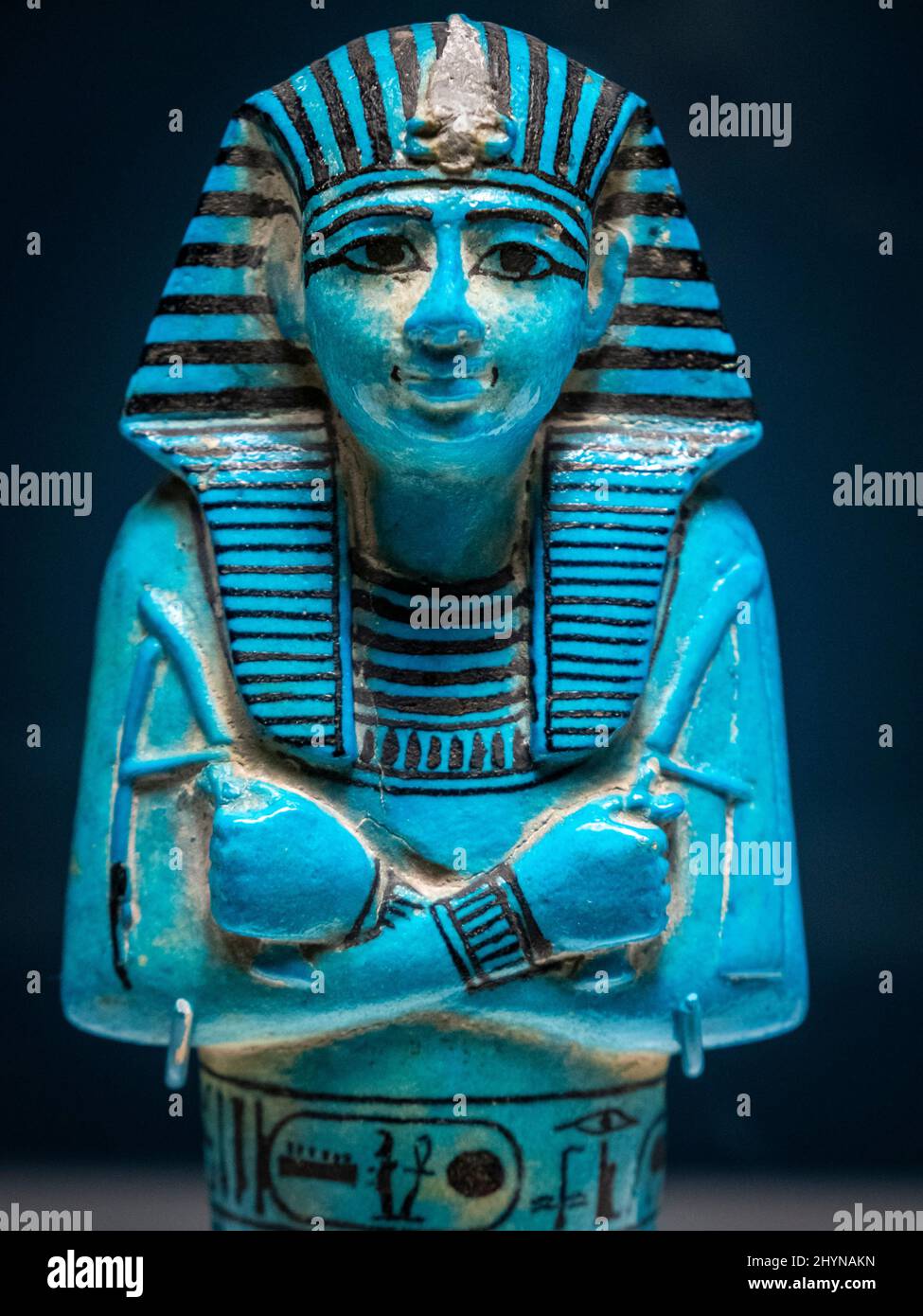 Ushebti of pharaoh Seti I, blue faience, 19th dynasty, 1294-1279 BC ...