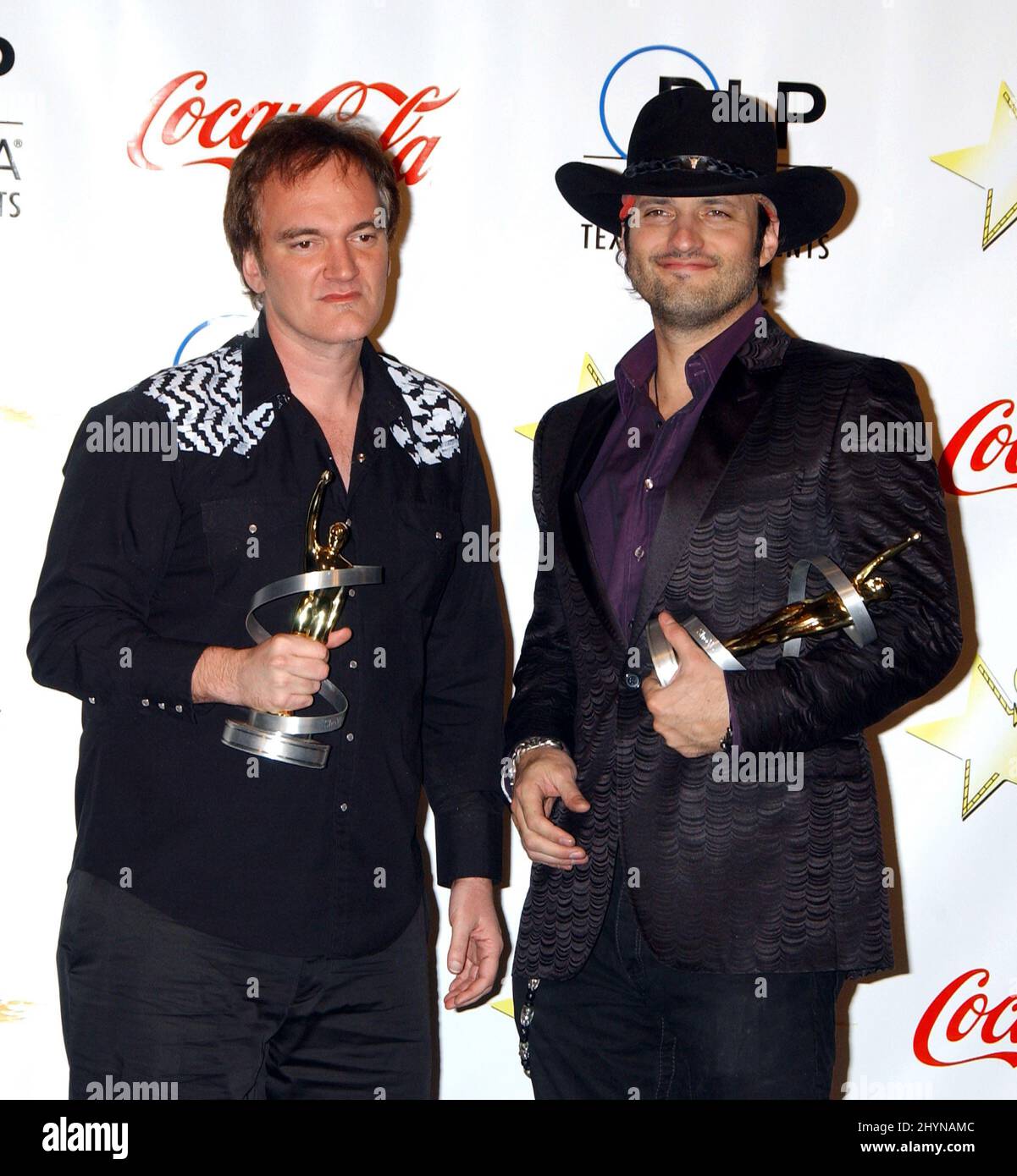 Quentin Tarantino & Robert Rodriguez attend the 2007 ShoWest Awards in ...