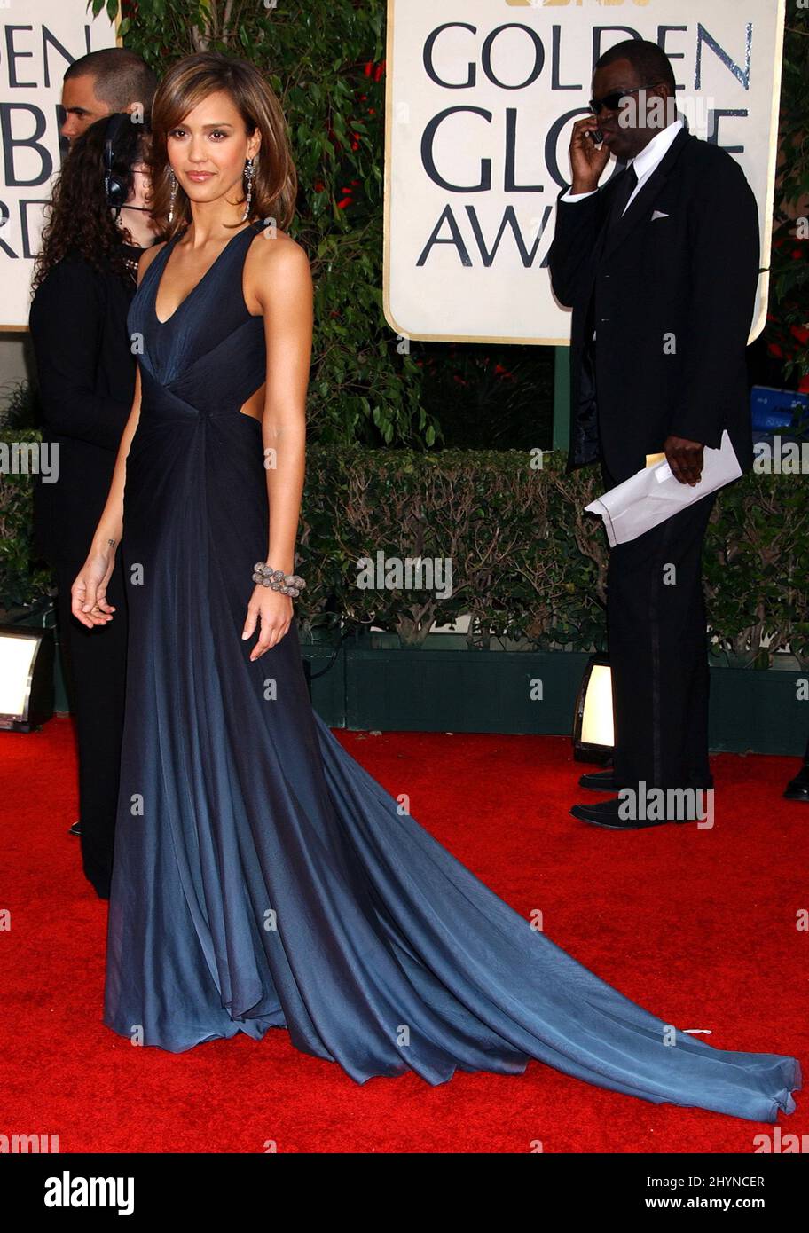 Jessica Alba attends the 63rd Annual Golden Globe Awards at the Beverly ...