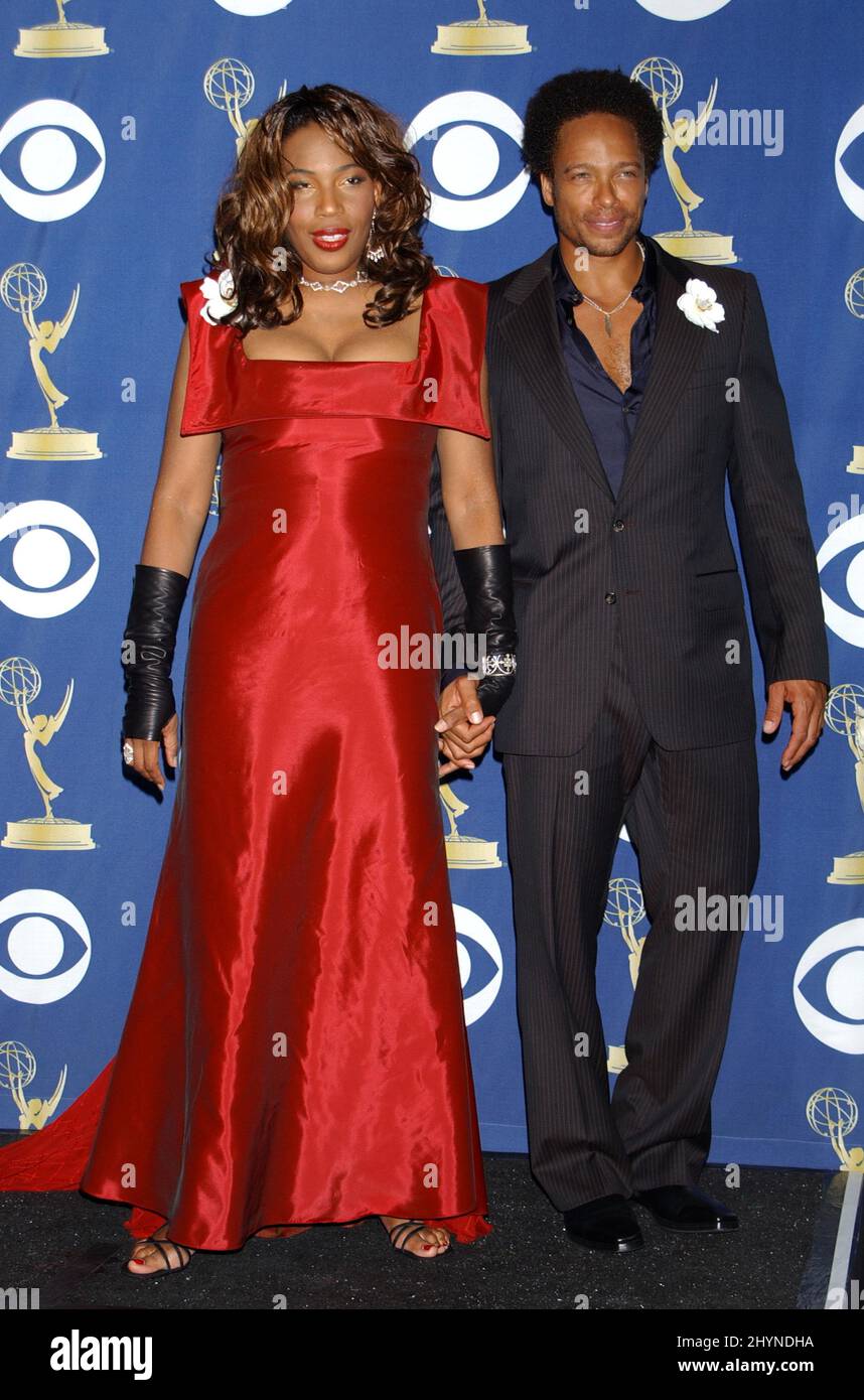 Macy Gray & Gary Dourdan attend the 57th Annual Primetime EMMY Awards ...