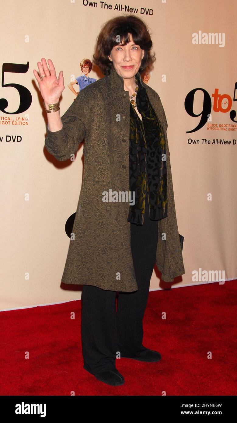 Lily Tomlin attends the 9 To 5: Sexist, Egotistical, Lying, Hypocritical Bigot Edition DVD ...