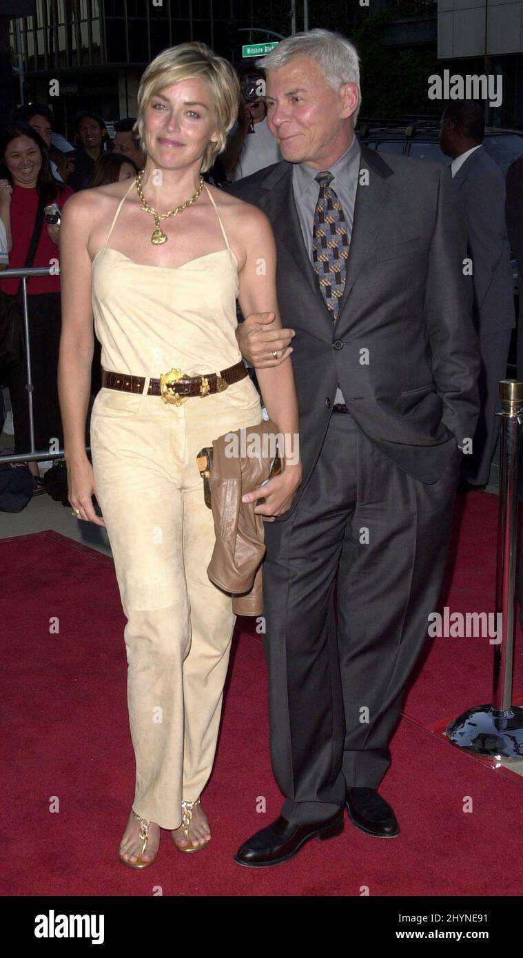 Sharon Stone & Ed Lamatta attends the 'A.I' World Premiere in Beverly ...