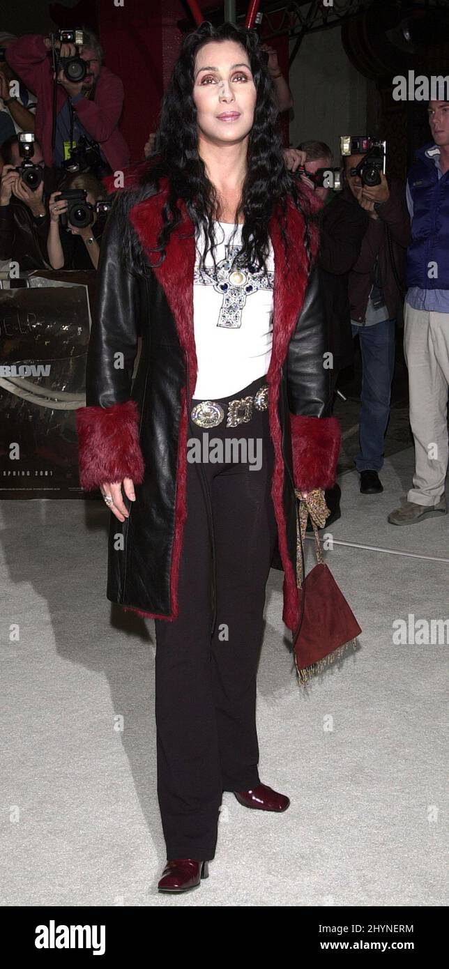 Cher attends the 'Blow' Premiere in Hollywood. Picture: UK Press Stock ...