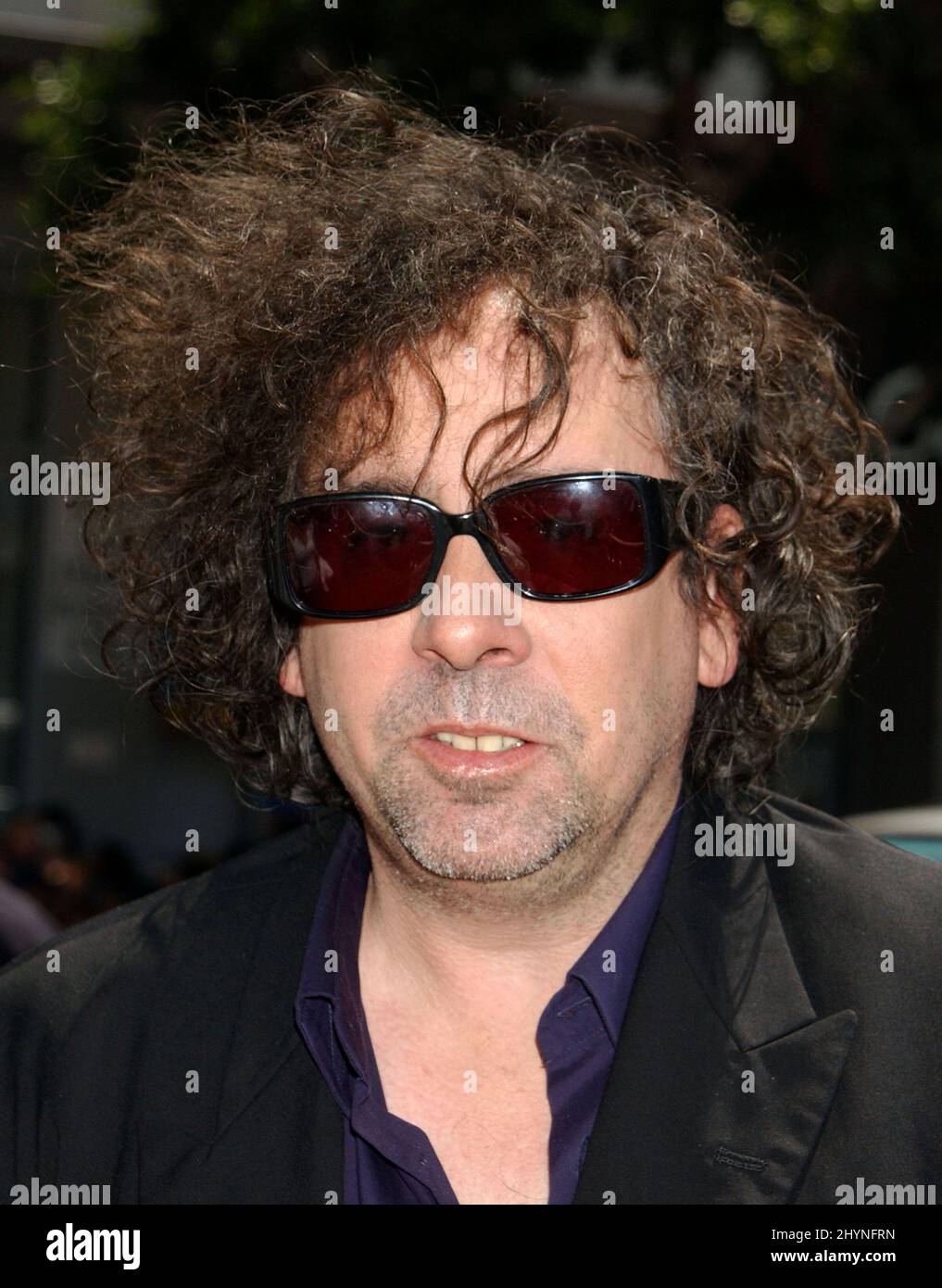 Tim Burton attends the 'Charlie and the Chocolate Factory' World ...
