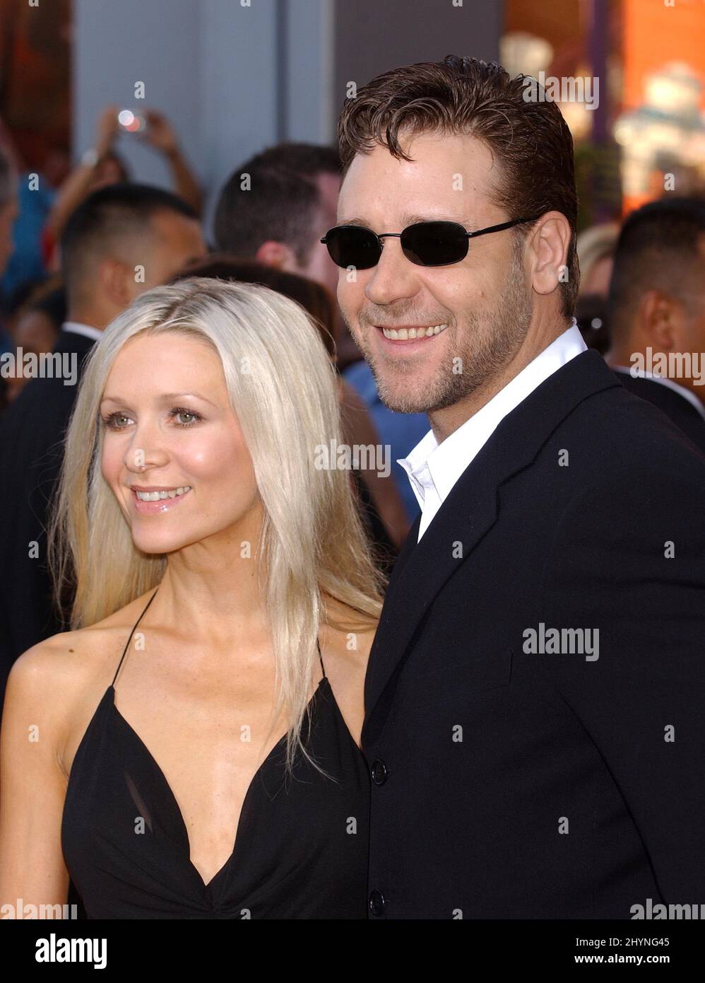 Russell Crowe & wife Danielle Spencer attend the 'Cinderella Man' World ...