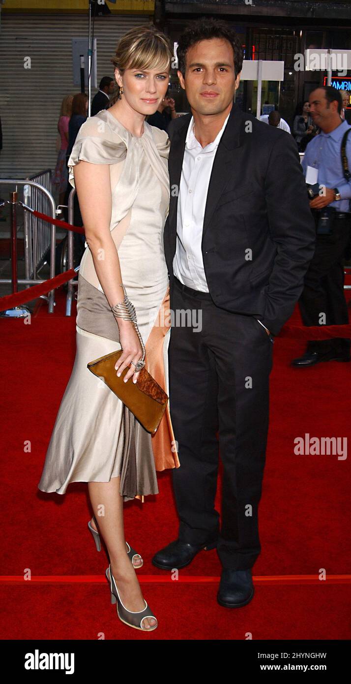 Mark Ruffalo & wife Sunrise attend the 'Collateral' Premiere in Los ...