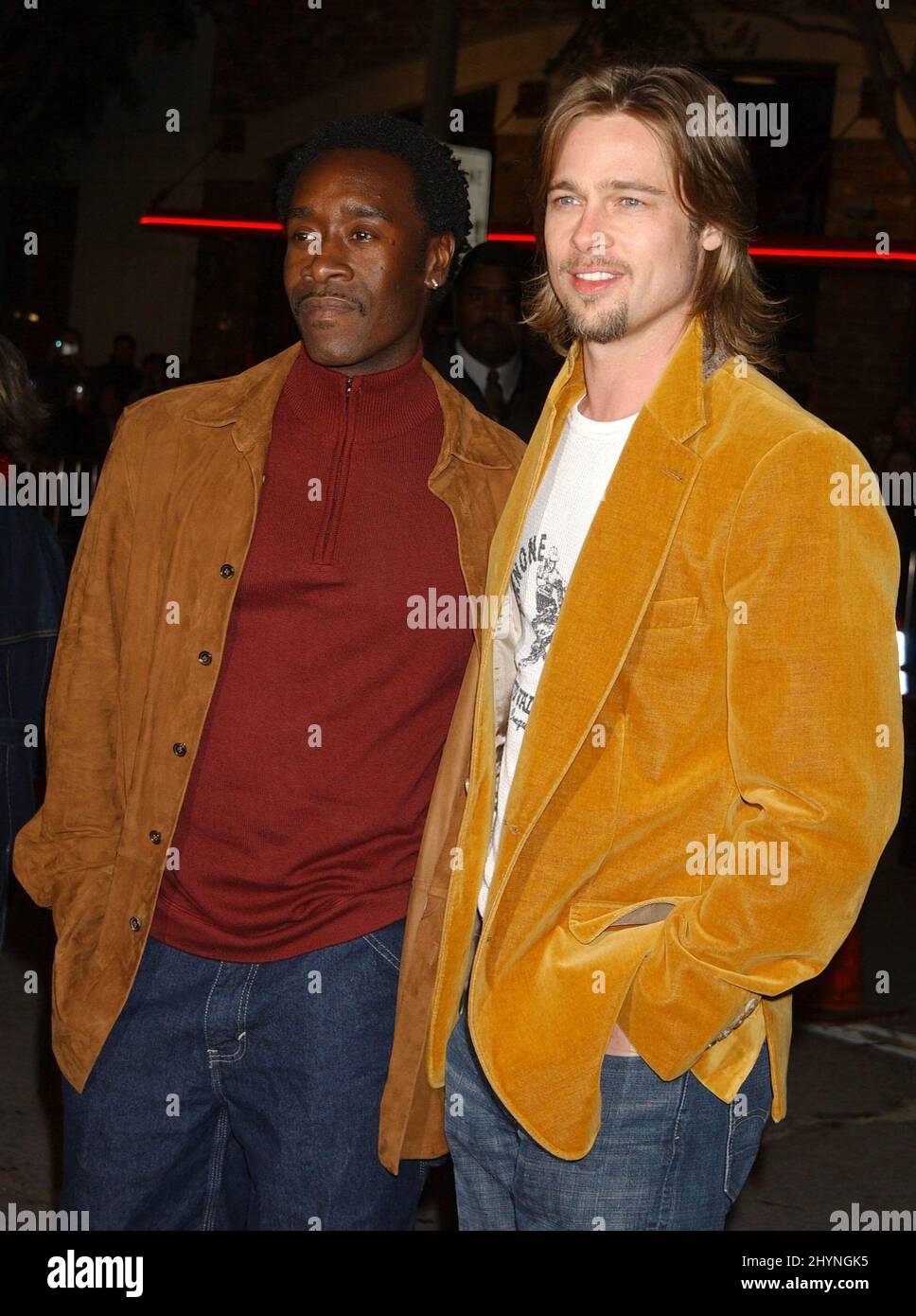 DON CHEADLE & BRAD PITT ATTENDS THE "CONFESSIONS OF A DANGEROUS MIND ...