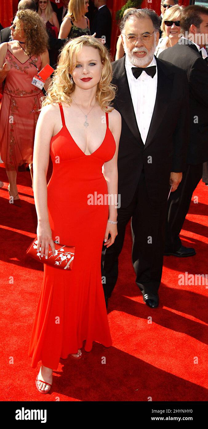 THORA BIRCH & FRANCIS FORD COPPOLA ATTEND THE 55th ANNNUAL EMMY AWARDS ...