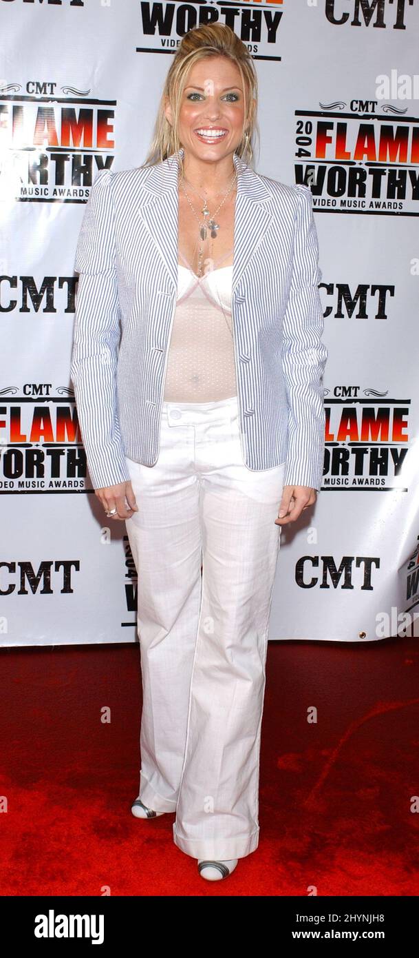 Julie Roberts attends the 'CMT 2004 Flame Worthy Video Music Awards' at ...