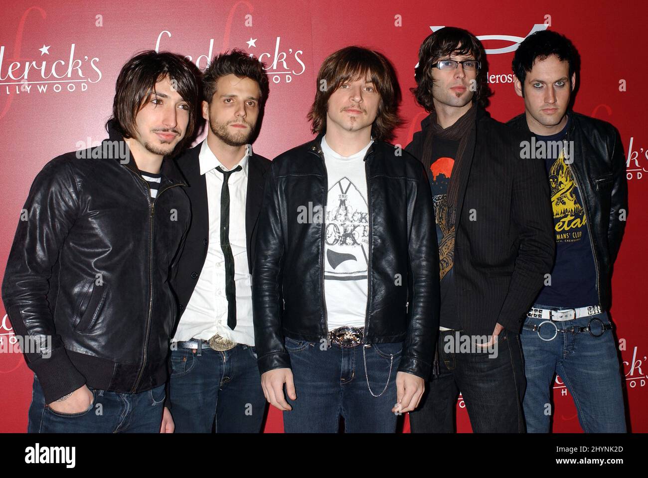 The Bravery attend a Frederick's of Hollywood Fashion Show. Picture: UK ...