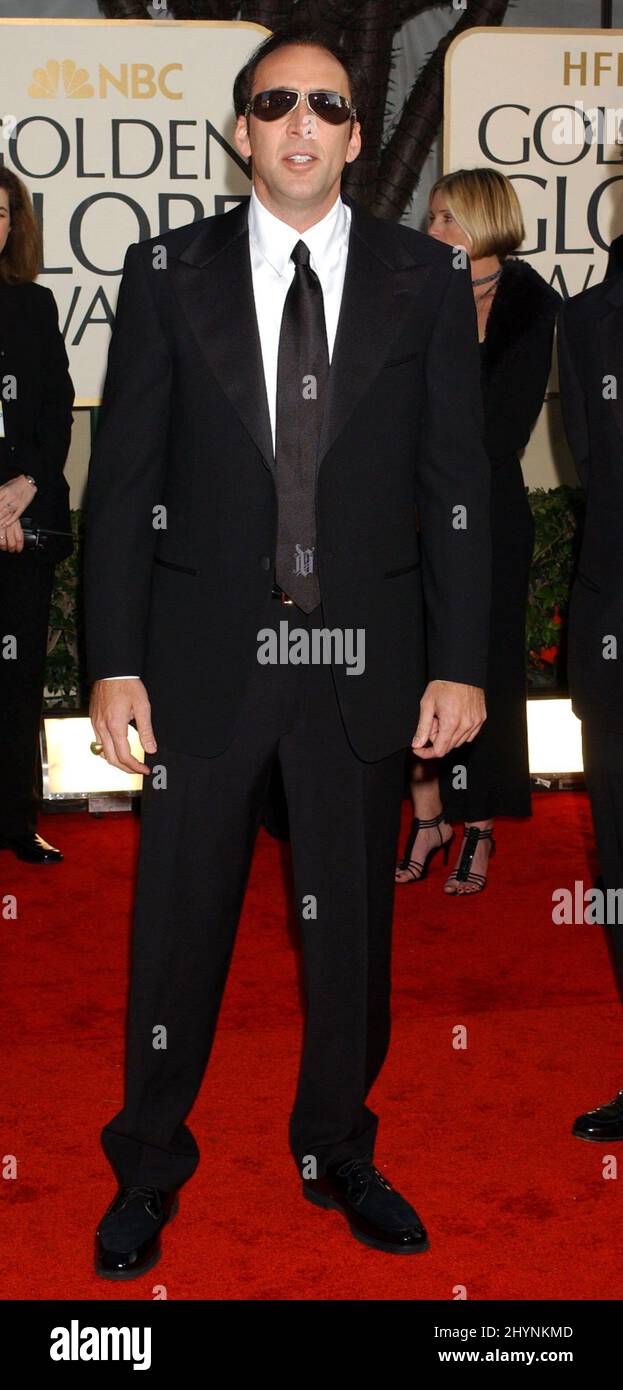 Nicolas CAGE ATTENDS THE 60th ANNUAL GOLDEN GLOBE AWARDS AT THE HILTON ...