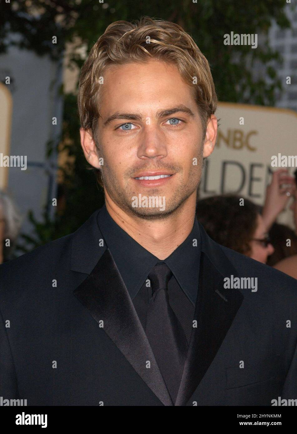 PAUL WALKER ATTENDS THE 60th ANNUAL GOLDEN GLOBE AWARDS AT THE HILTON ...