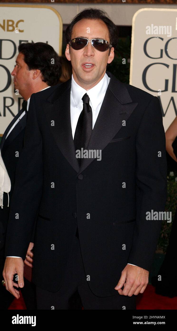 Nicolas CAGE ATTENDS THE 60th ANNUAL GOLDEN GLOBE AWARDS AT THE HILTON ...