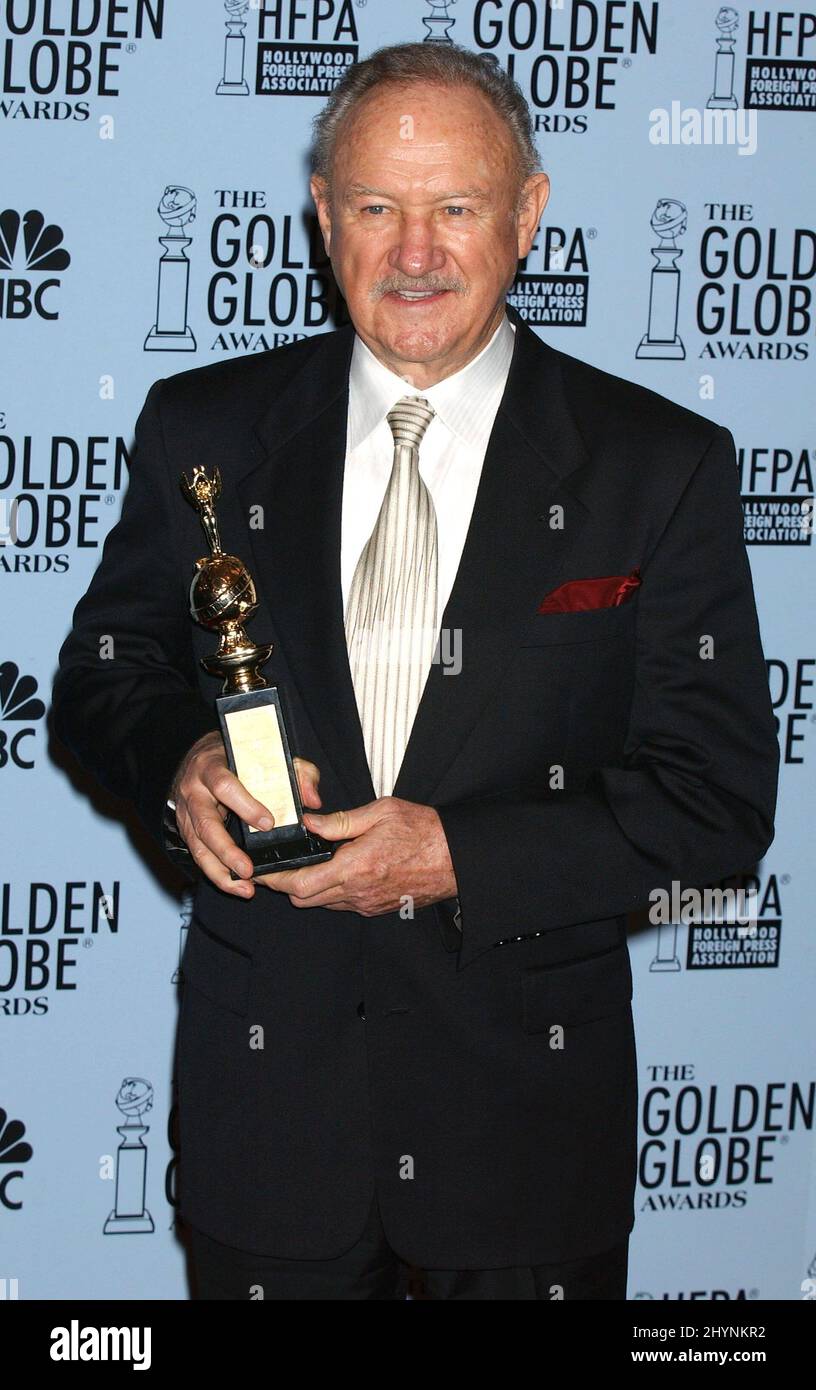 GENE HACKMAN ATTENDS THE 60th ANNUAL GOLDEN GLOBE AWARDS AT THE HILTON ...