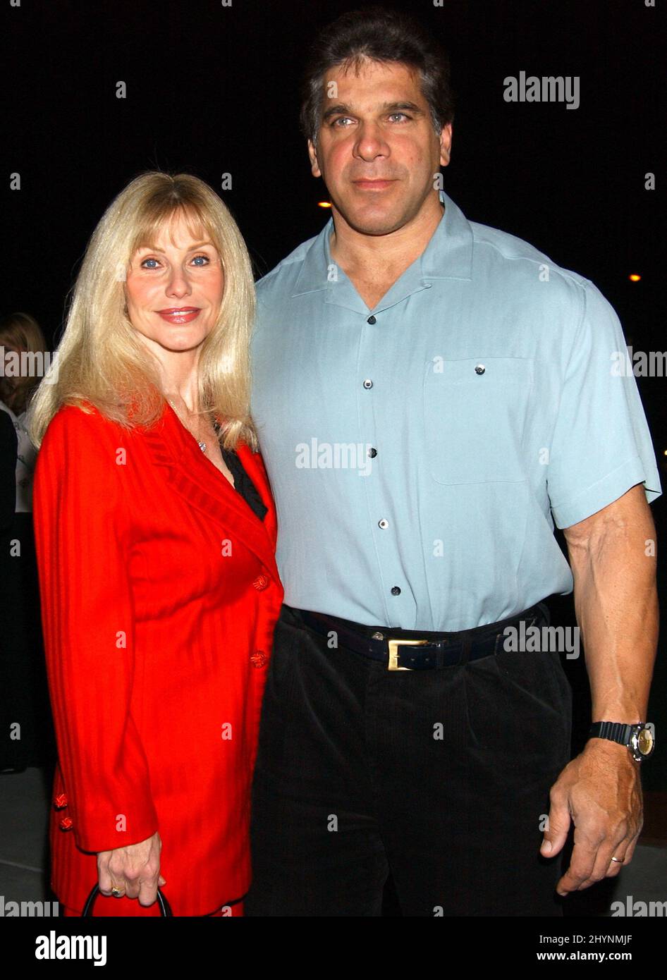 LOU FERRIGNO & WIFE CARLA ATTEND A PREVIEW PARTY FOR HEWLETT PACKARD'S ...