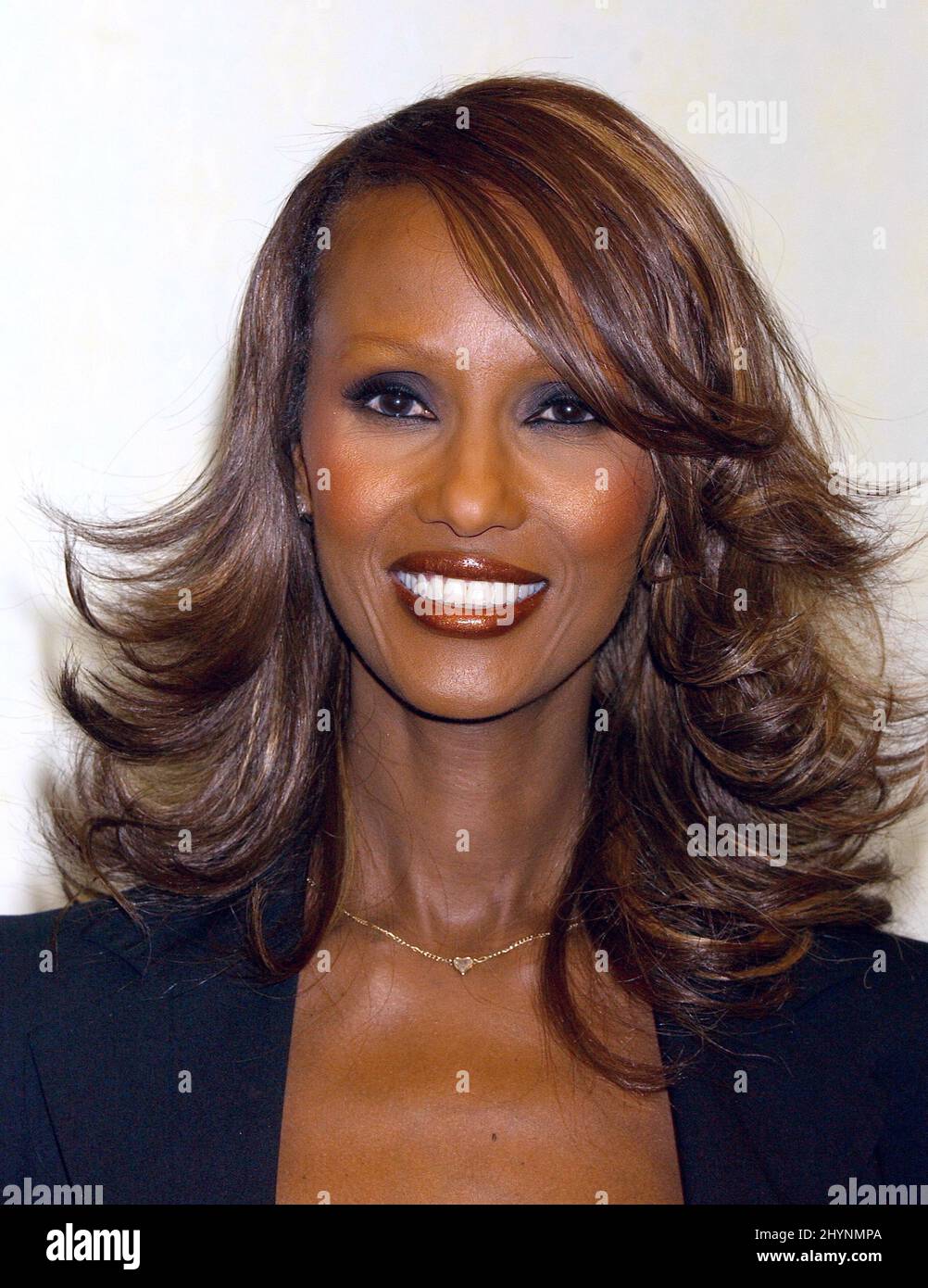 Iman signs copies of her Book The Beauty of Color in Los Angeles ...