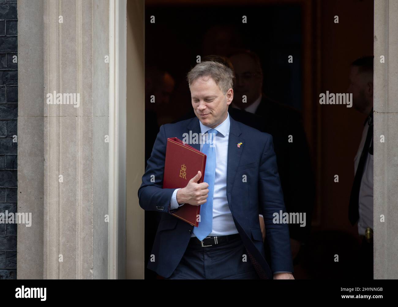 Downing Street, London, UK. 15 March 2022. Grant Shapps MP, Secretary ...